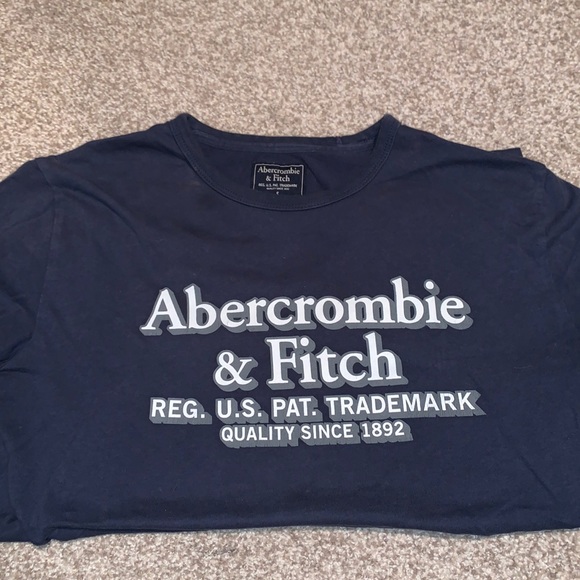 Abercrombie & Fitch | Shirts | Ss Af Front Logo Tee Small | Poshmark